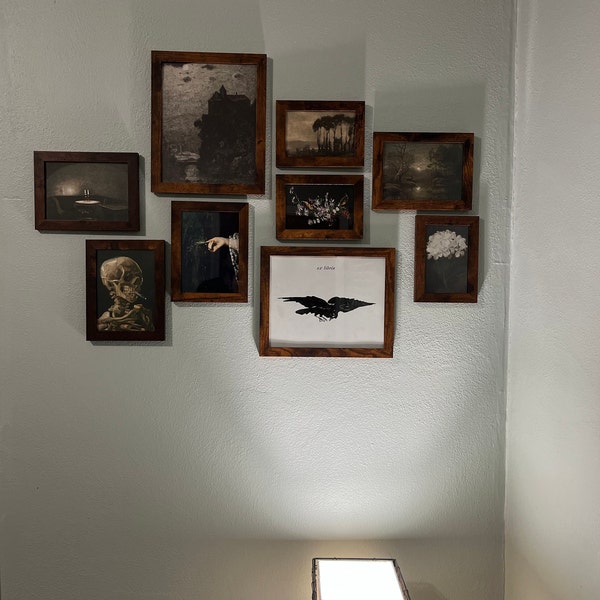 Dark Academia Decor Set of 9 Halloween Printables Vintage Halloween ...