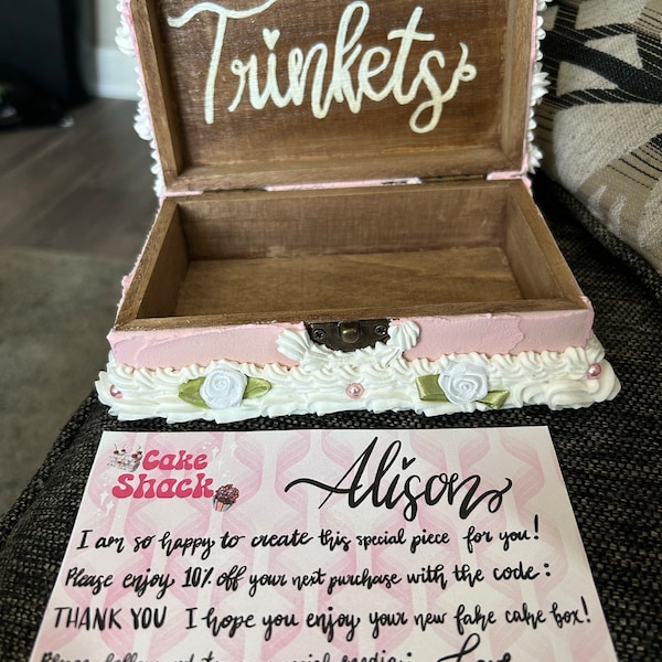 Vintage Cherry Fake Cake Boxes - Etsy