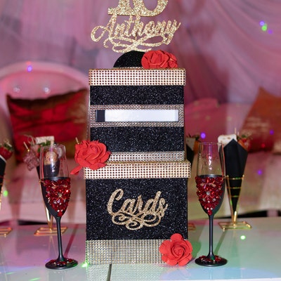 Lavender Card Box Sweet 16, Card Box Wedding Lavender , Mitzvah,quince ...