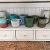 Cook Book Recipe Display Rack Counter Top Shelf Recipe Drawers Country ...