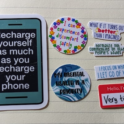 Invisible Illness Club Sticker, Anxiety Sticker, Mental Health Sticker ...