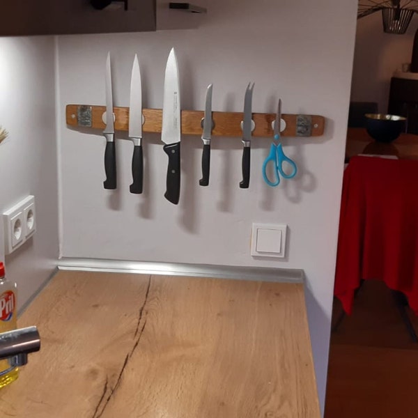 Rustic Knife Rack/holder Made From Authentic Reclaimed Wine Barrel ...