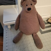 Crochet Pattern, Chunky Benji the Bear, Step by Step US Terms DIY ...