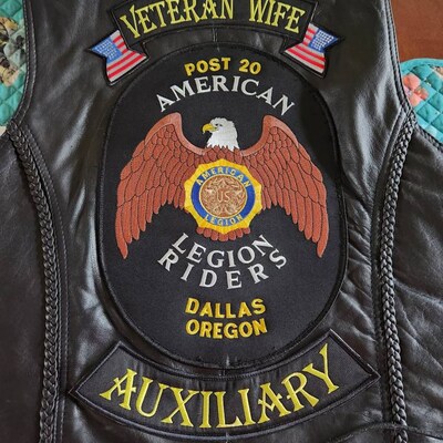 Custom Embroidered Top and Bottom Rocker Set MC Biker Patch 617 Sizes ...