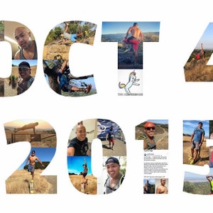 Personalized Word Photo Collage, Custom Picture Collage, Personalised ...