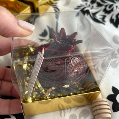 Thank You Gift for Guests, Elegant Party Favor, Pomegranate Favor Box ...