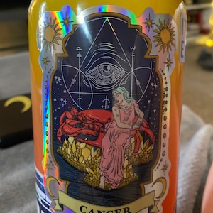 The Cheese Fries Tarot Card Holographic Sticker Fries Tarot | Etsy