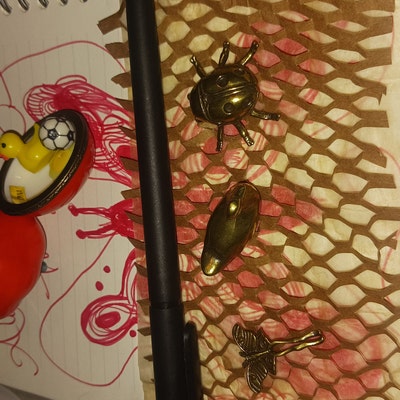 Brass Insect Figurines Pack - Etsy