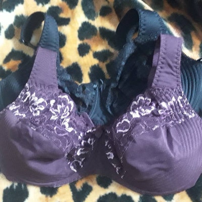 Full Coverage Underwire Bra Comfort Wide Straps Support Panels Plus ...