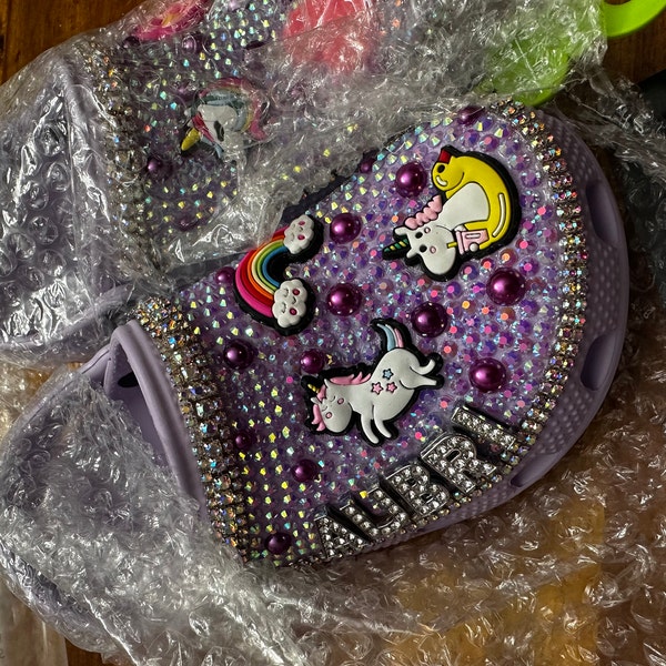 Handmade Custom Designed Bling Crocs - Infants, Toddlers and Big Kids ...