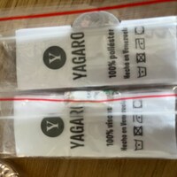 Custom Flat Nylon Fabric Labels Personalized Clothing Labels for ...