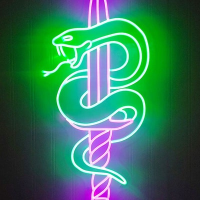 Bigfoot Shamrock Neon Sign, Shamrock Bigfoot Neon Light, 3 Leaf Clover ...