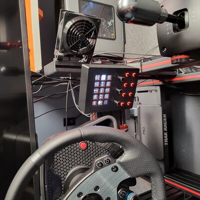 Button Box Sim Racing for Fanatec CSL DD Wheel Base 12 Features No ...