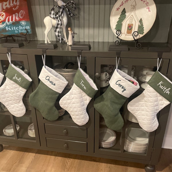Christmas Stocking. Personalized Christmas Stocking. Hunter Forest ...