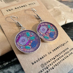 Plant Cell Key Chain Key Ring Cell Biology, Biology Gift, Key Chain ...