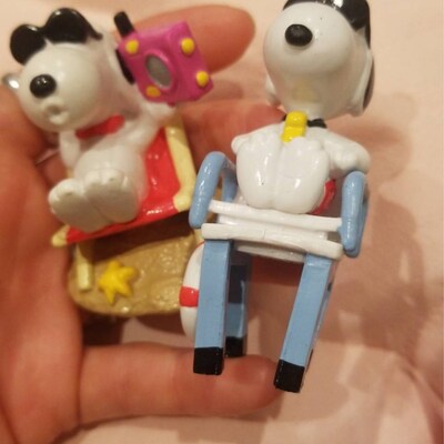 Vintage Peanuts Snoopy Busy Businessman on Roller Skates With - Etsy