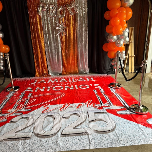 Prom Backdrop, Prom 2022 Backdrop, Prom Step and Repeat Backdrop, Sweet ...