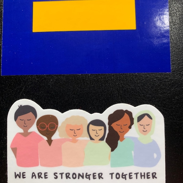 We Are Stronger Together Sticker - Etsy