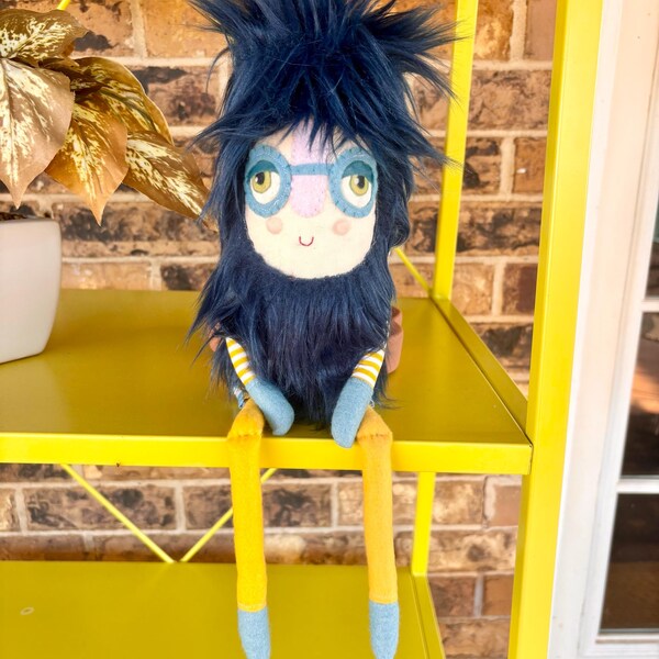 Archie Stuffed Frog Doll With Groovy Shorts - Etsy