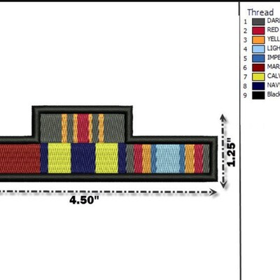 Medal Ribbons Patch Turn Your Military Medal Ribbons Into an ...