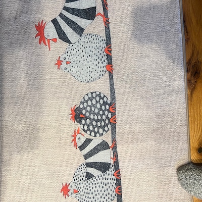 Chicken Kitchen Dining Room Runner Rug / Mat Non-skid Machine Washable ...