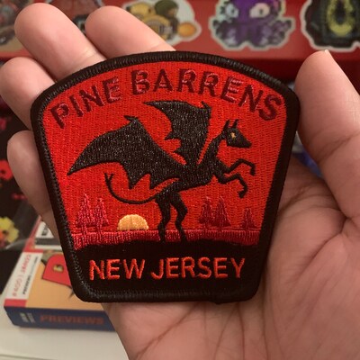 Pine Barrens, New Jersey Travel Patch Jersey Devil Cryptozoology Cryptid - Etsy