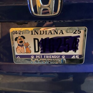 3D ST Badge Emblem Stainless Steel Chrome Metal License Plate Frame ...