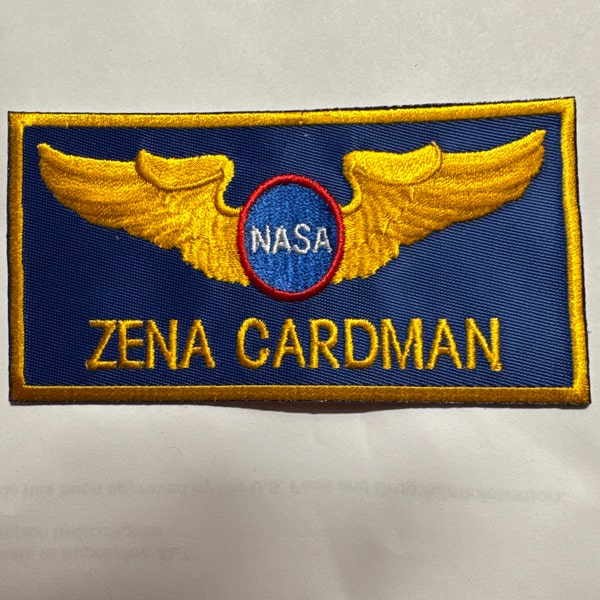 Astronaut Costume Custom Name Embroidered Patch Astronaut Cosplay Iron ...