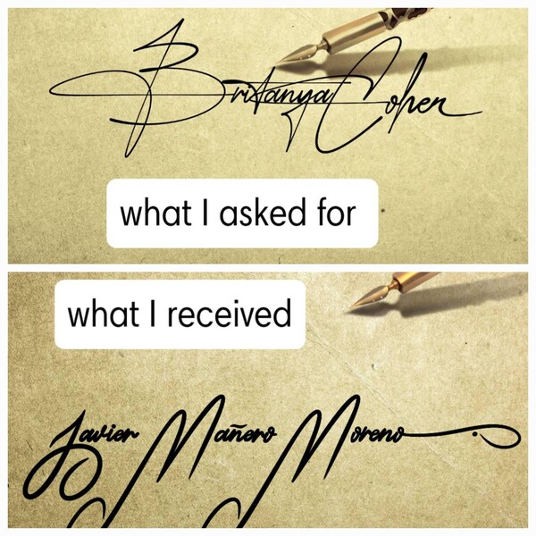 Custom Business Signature, Hand Drawn Signature Design, Custom ...