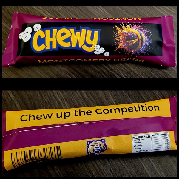 Blank Granola Bar Wrapper Template | Canva Link | Digital Download ...