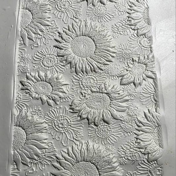 Sunflower Floriculture Collection Intricate Detail Texture Roller - Etsy