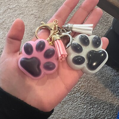 Cat Claw Keychain Resin Molds-kawai Cat's Paw Silicone - Etsy