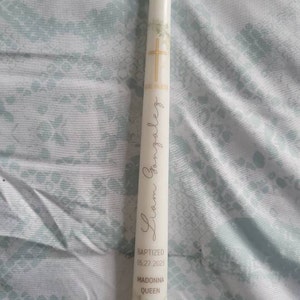 First Holy Communion Taper Candles Personalized Ceremony - Etsy