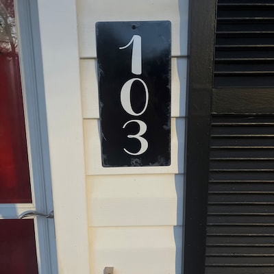 Mailbox Numbers, Light Post Address Sign, Personalized With Numbers ...