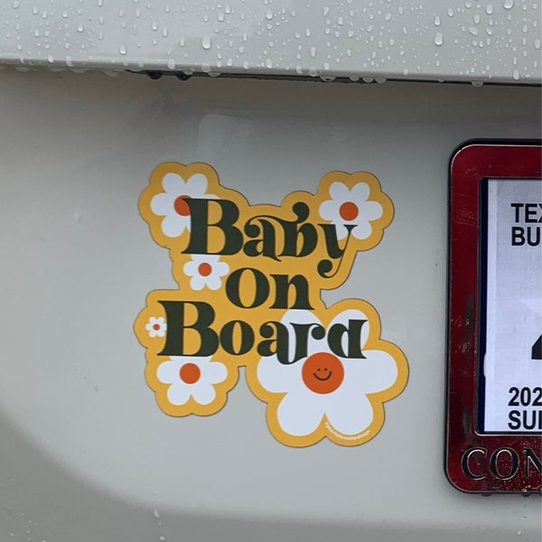 MAGNET Baby on Board! & Babies on Board! | Fridge Car Magnet ...