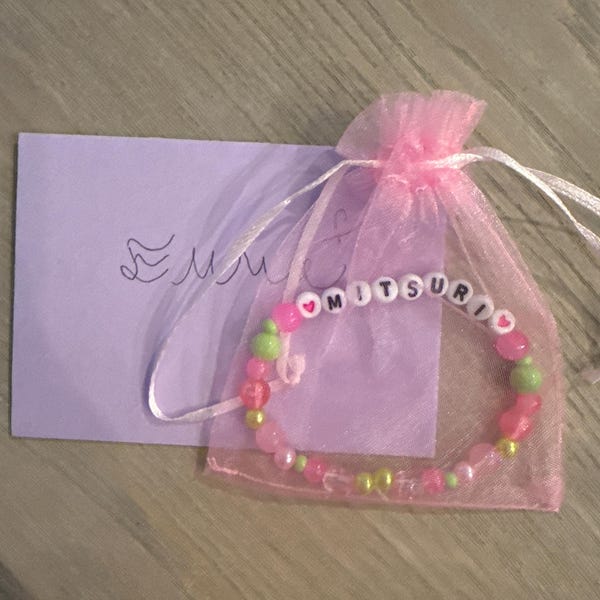 Mitsuri Kanroji Hashira Friendship Bracelet (from Demon Slayer) - Etsy
