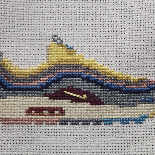 Army Soldier American Flag PDF Cross Stitch Pattern - Etsy