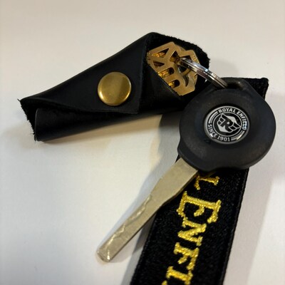 Personalized Leather Keychain Wrap Key Wrap Key Fob Customized With ...