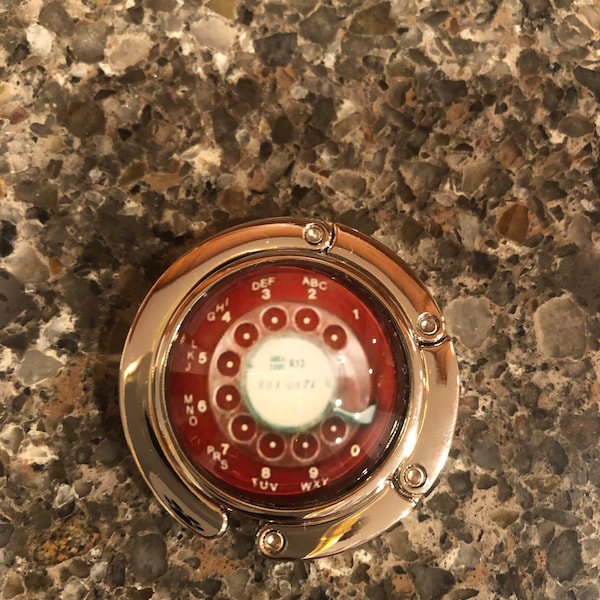 Rotary Phone Purse Hanger, Tabletop Purse Hanger, Purse Hanger, Purse ...