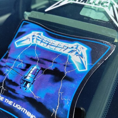 4 Metallica Ride the Lightning Vinyl Sticker. Heavy - Etsy