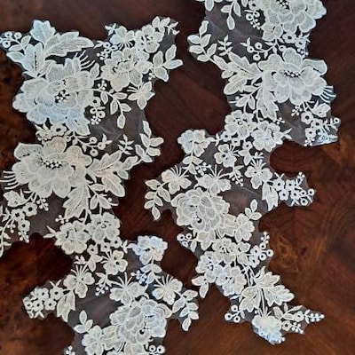 New Style Lace Appliques, Lace Patch, Bridal Lace Trim, Dress ...