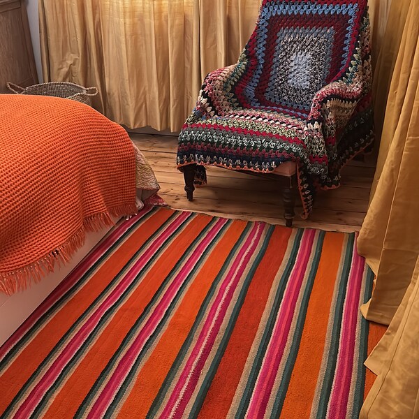 COLORFUL Peruvian FRAZADA / WHOLESALE / Carpet / Christmas / Rug ...
