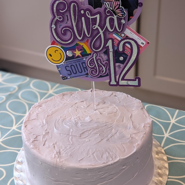 Olivia Rodrigo Themed Birthday Cake Topper Set! - Etsy UK