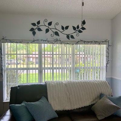 Metal Vine Wall Scroll Hanging Metal Home Decor Farmhouse Wall Decor ...