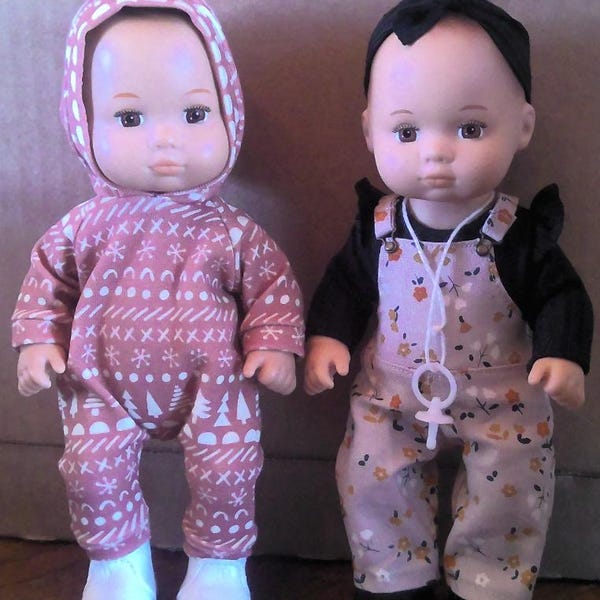 Caring for Baby Coral Daisy Sleeper Set for 8 Inch Dolls - Etsy