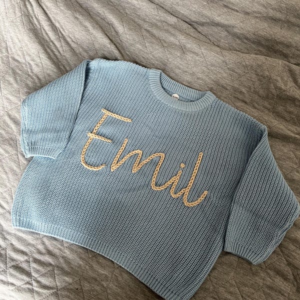 Personalized Kids Jumper, Kids Sweater, Kids Sweatshirt, Baby Jumper ...