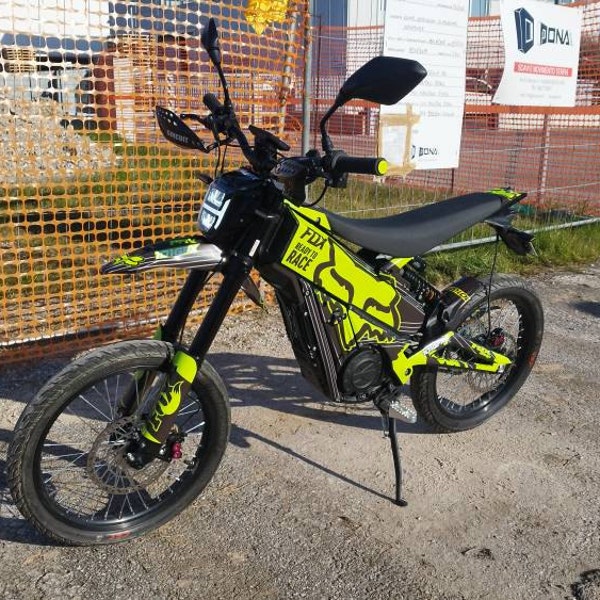 E Ride Pro SS Graphics Kit MILITARY SHARK Black Decals Stickers ...