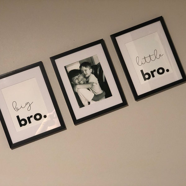 Bro Print, Bro Poster, Bro. Printable Wall Art, Typography Print, Black ...