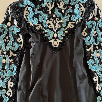 Western Dark Green Show Shirt for Rodeo Queen Dress Horse Riding ...