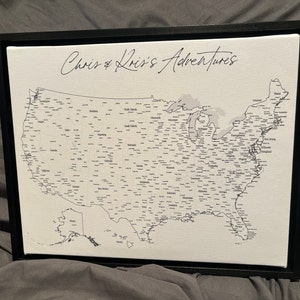 Push Pin South America Map Pin Board Golden Aged - Etsy